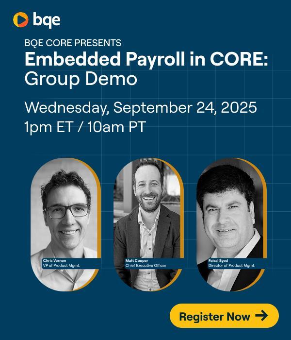 Group Demo 7: Embedded Payroll in CORE